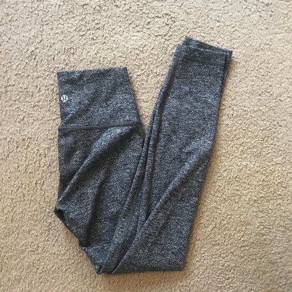 lululemon athletica | Pants & Jumpsuits | Heather Dark Grey Wonder ...